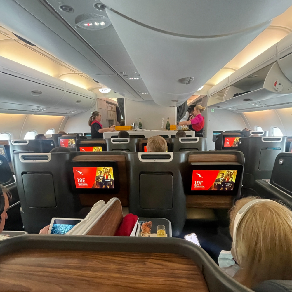 Qantas A380 Business Class Review: Qantas A380 First Class Los Angeles